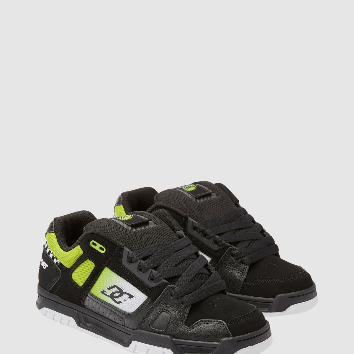 DC Men's Stag Se Shoes - Black/Green/White – shopnomads