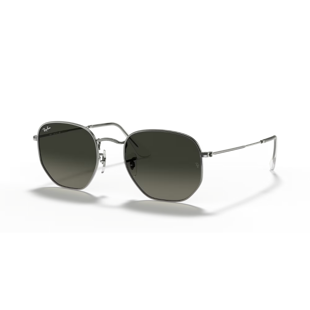 Ray Ban Hexagonal - Gunmetal, Light Grey Gradient Dark Grey – shopnomads