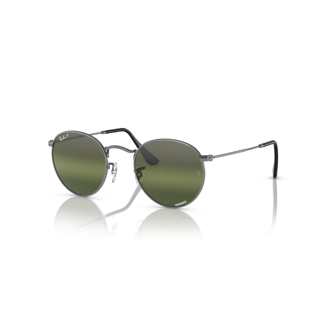 Ray Ban Round Metal Gunmetal, Polar Clear Gradient Dark Brown – shopnomads