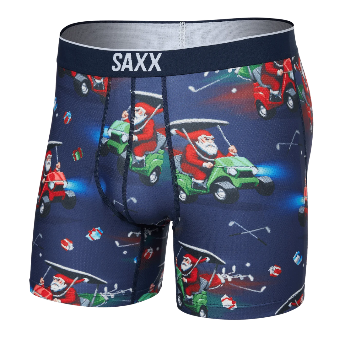 SAXX Mens Volt Boxer Brief - Open Sleigh/Navy – shopnomads